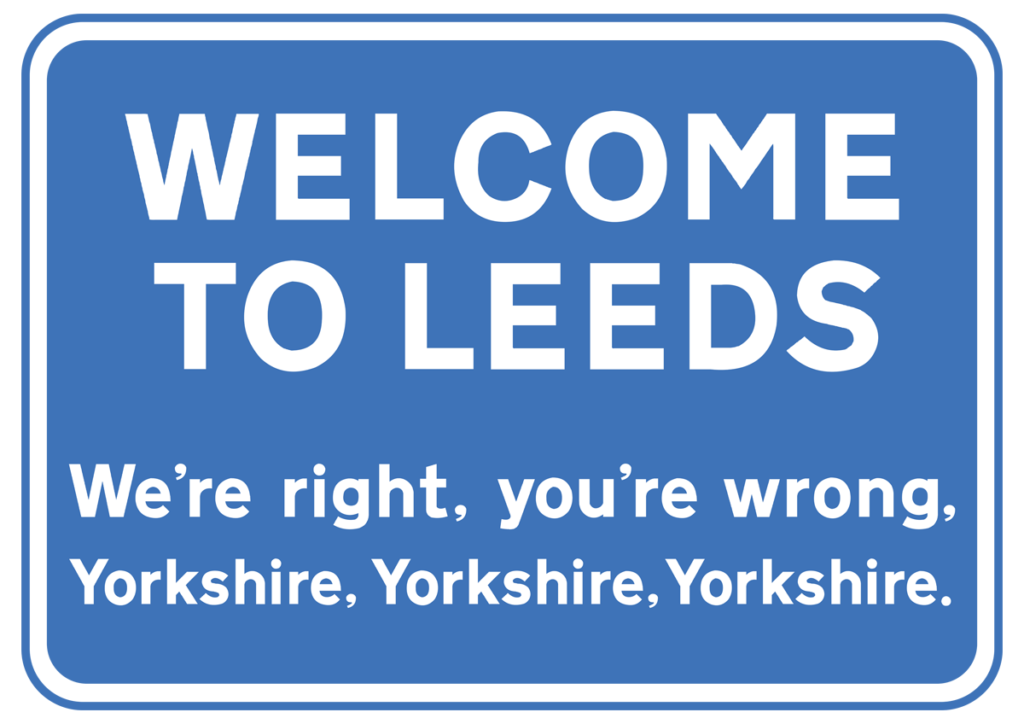 Welcome to Leeds Sign - A3 Print (Signed and Dated) - Loudribs.com