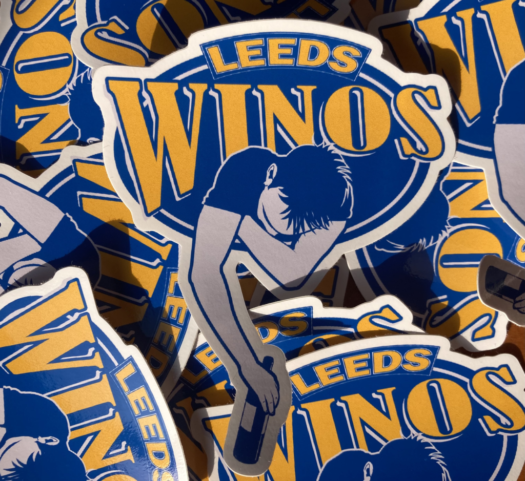 Leeds Winos vinyl sticker - Loudribs.com